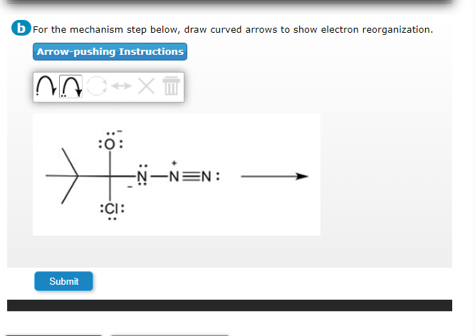 Solved For the mechanism step below, draw curved arrows to | Chegg.com