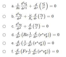 Solved The flow between two concentric cylinders as shown in | Chegg.com