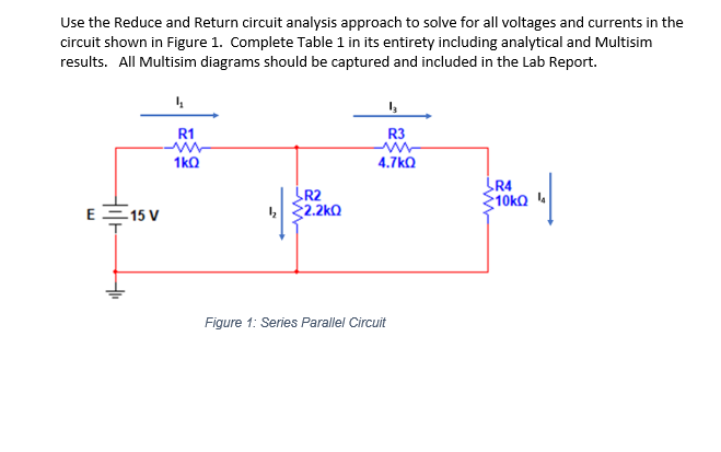 Solved Use the Reduce and Return circuit analysis approach | Chegg.com