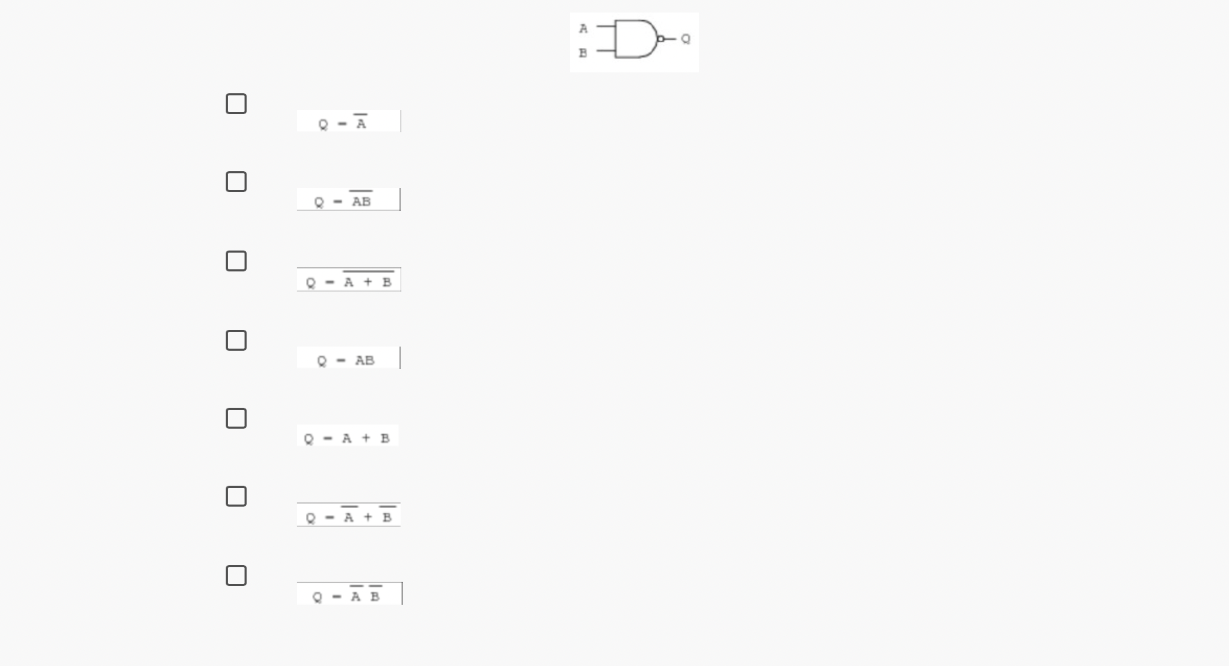 Solved Match the boolean expression with the correct | Chegg.com