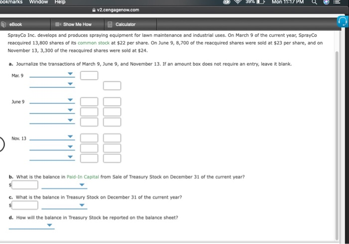 Solved ookmarks Window Help Calculator Show Me How eBook | Chegg.com