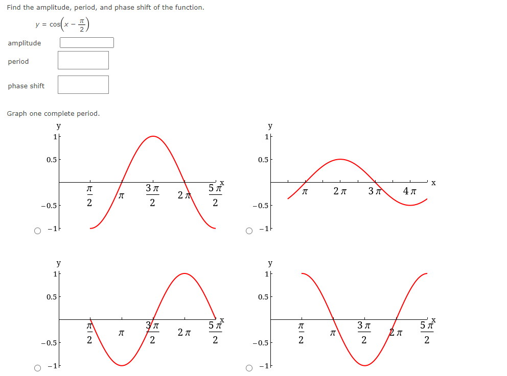 [Solved]: The sine curve y = a sin(k(x - b)) has amplitude