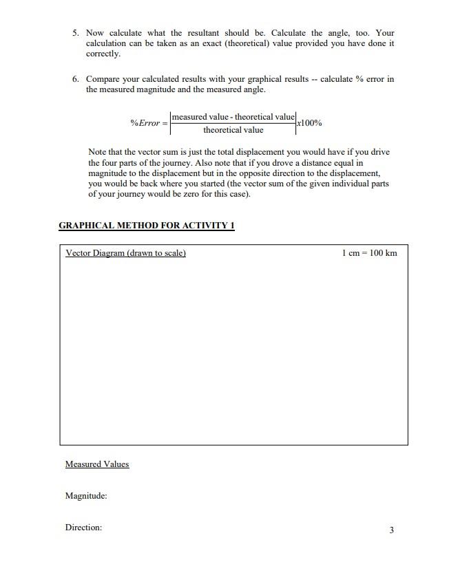 Solved Lab 5 - Vector Addition and Static Equilibrium | Chegg.com