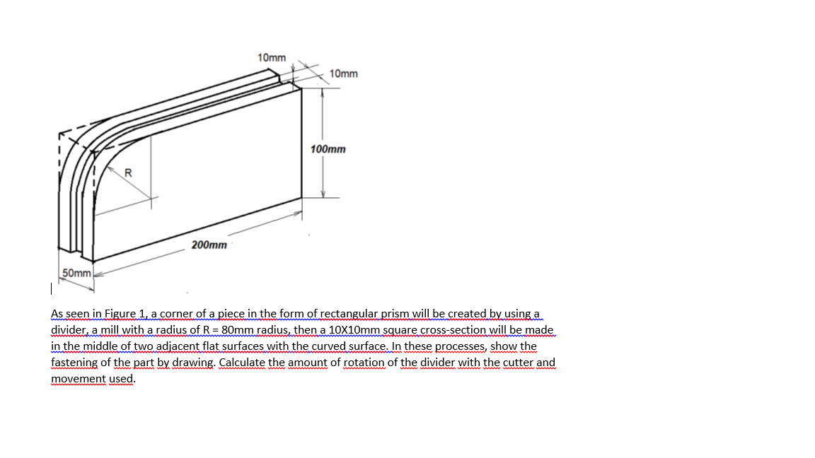 10mm 10mm 100mm 200mm 50mm As seen in Figure 1, a | Chegg.com
