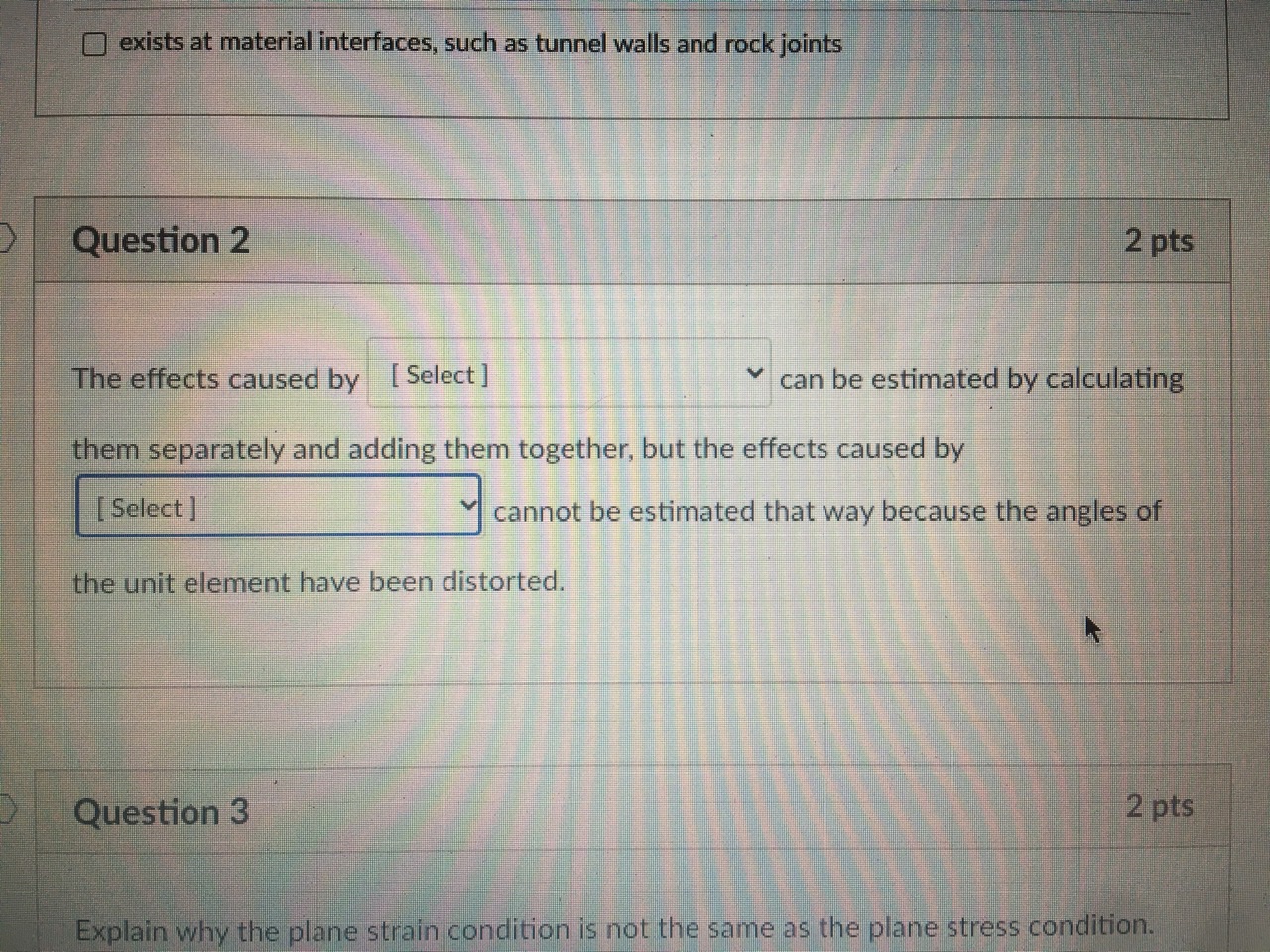 Solved exists at material interfaces, such as tunnel walls | Chegg.com