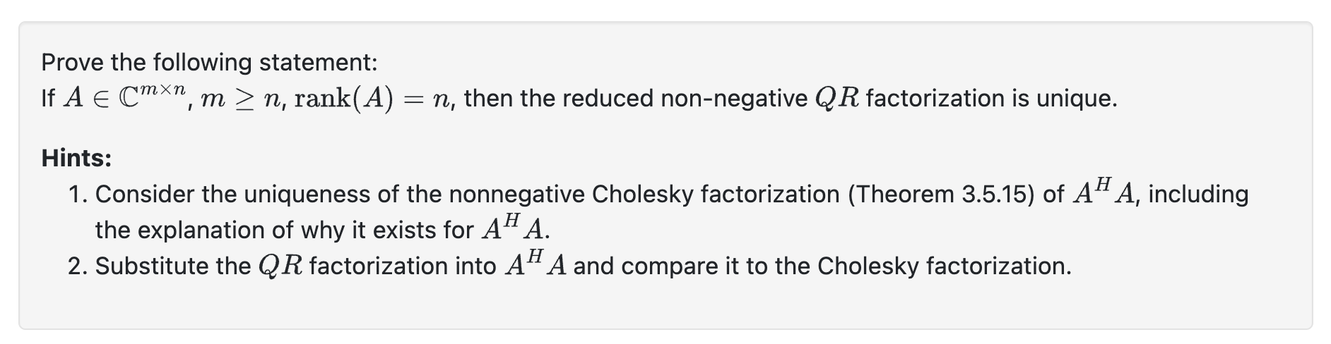 Solved Prove the following statement: If | Chegg.com