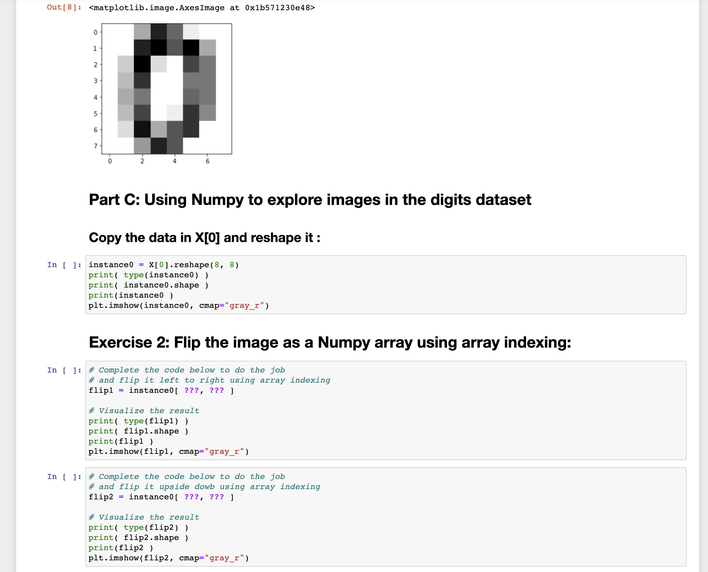 Solved I need help completing all the exercises, use the | Chegg.com