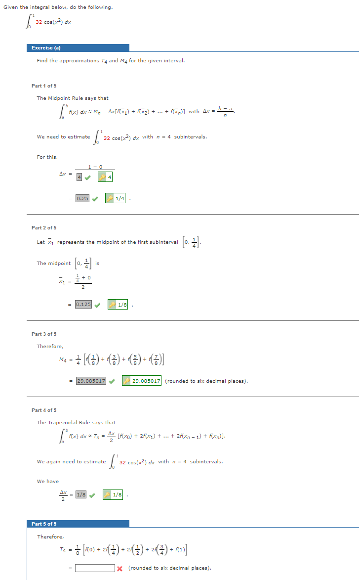 Solved Given the integral below, do the following. 32 | Chegg.com