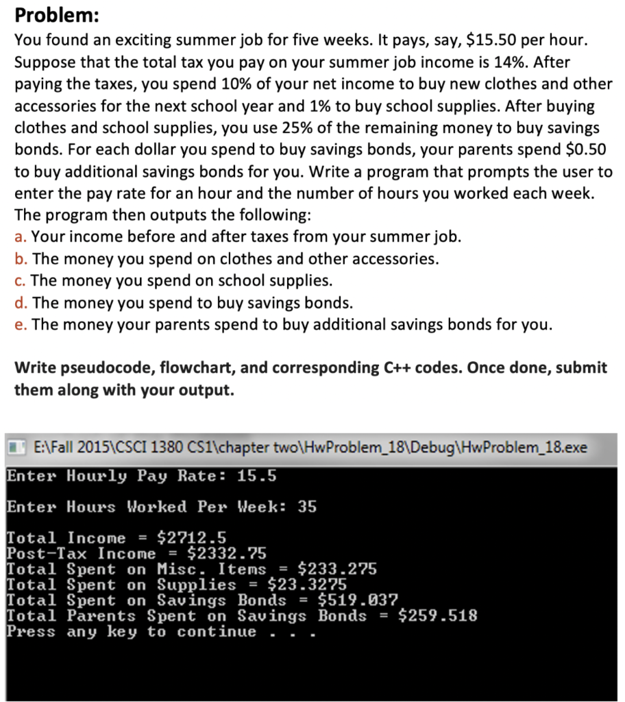 Solved Need Flowchart And Pseudocode Done For This Problem 3936