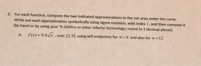 Solved 2. For each function, compute the two indicated | Chegg.com