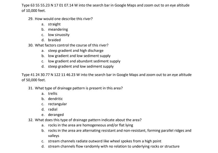 Solved For these questions, open Google Maps and follow the | Chegg.com