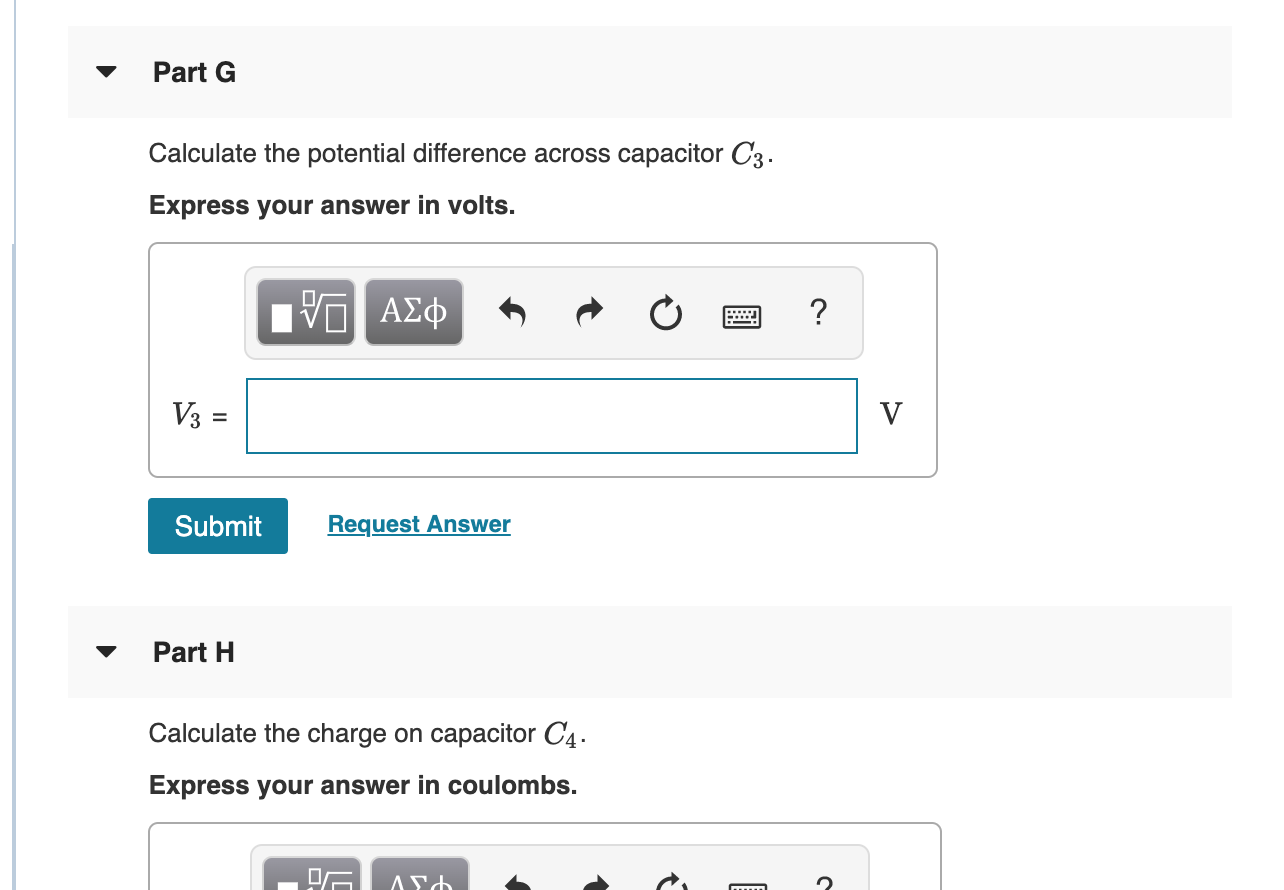 Solved AED ? F C3 ac D Submit Request Answer C2 C5 C4 Part | Chegg.com