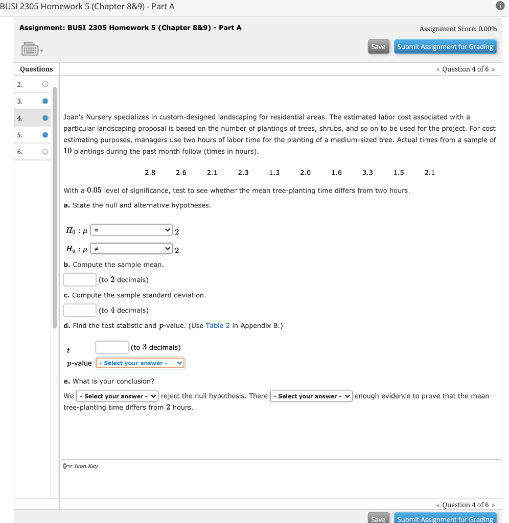 Solved BUSI 2305 Homework 5 (Chapter 8&9) - Part A | Chegg.com