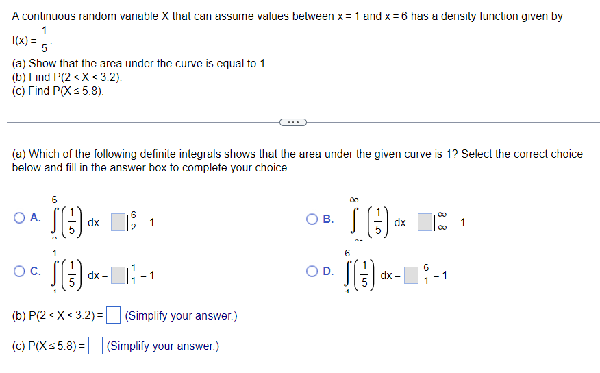 Solved A continuous random variable X that can assume values | Chegg.com