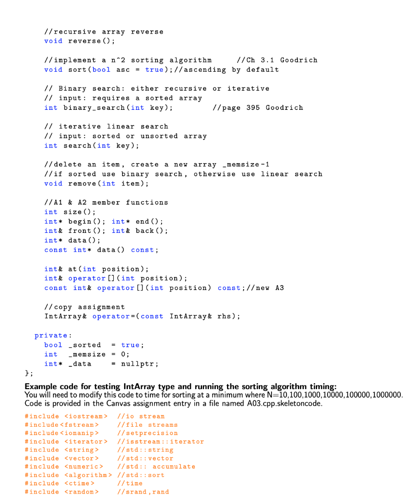 Solved Implement All The Methods Shown In The Inteface On