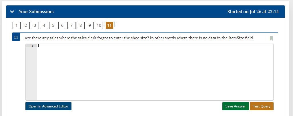 Solved For each information request below, formulate a | Chegg.com