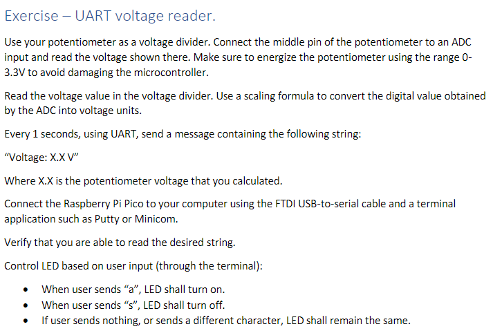 Assignment 4-UART PeripheralObjectives Students will | Chegg.com
