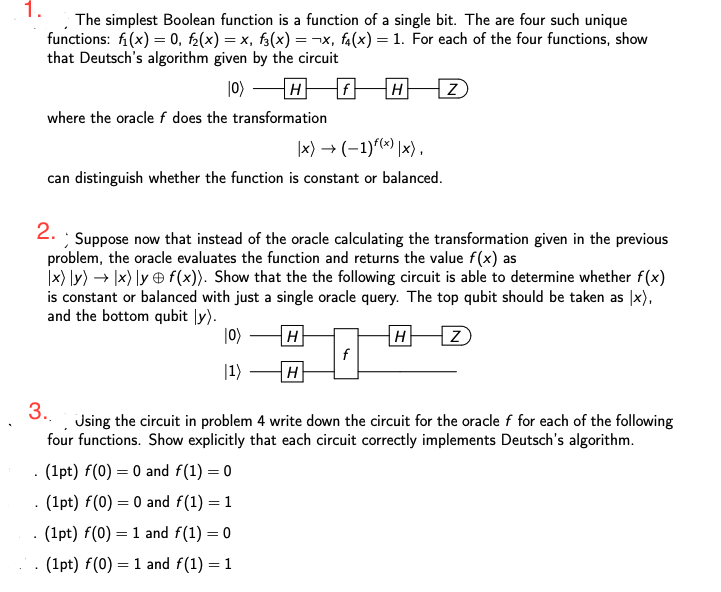 1. The simplest Boolean function is a function of a | Chegg.com
