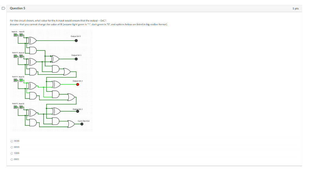 Solved Question 1 1 pts Assume an 8 bit shift register is | Chegg.com