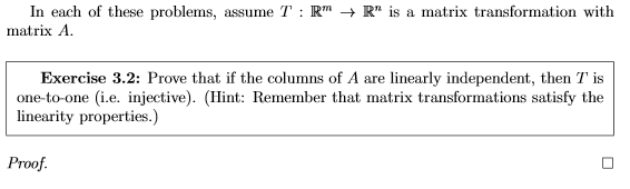 Solved In each of these problems, assume T : R + R" is a | Chegg.com