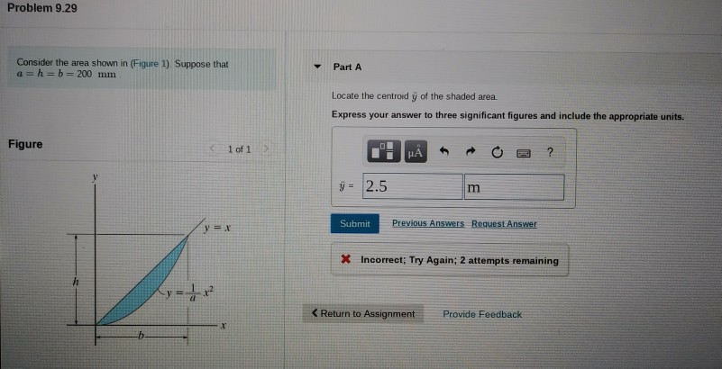 Solved Problem 9.29 Consider the area shown in (Figure 1) | Chegg.com
