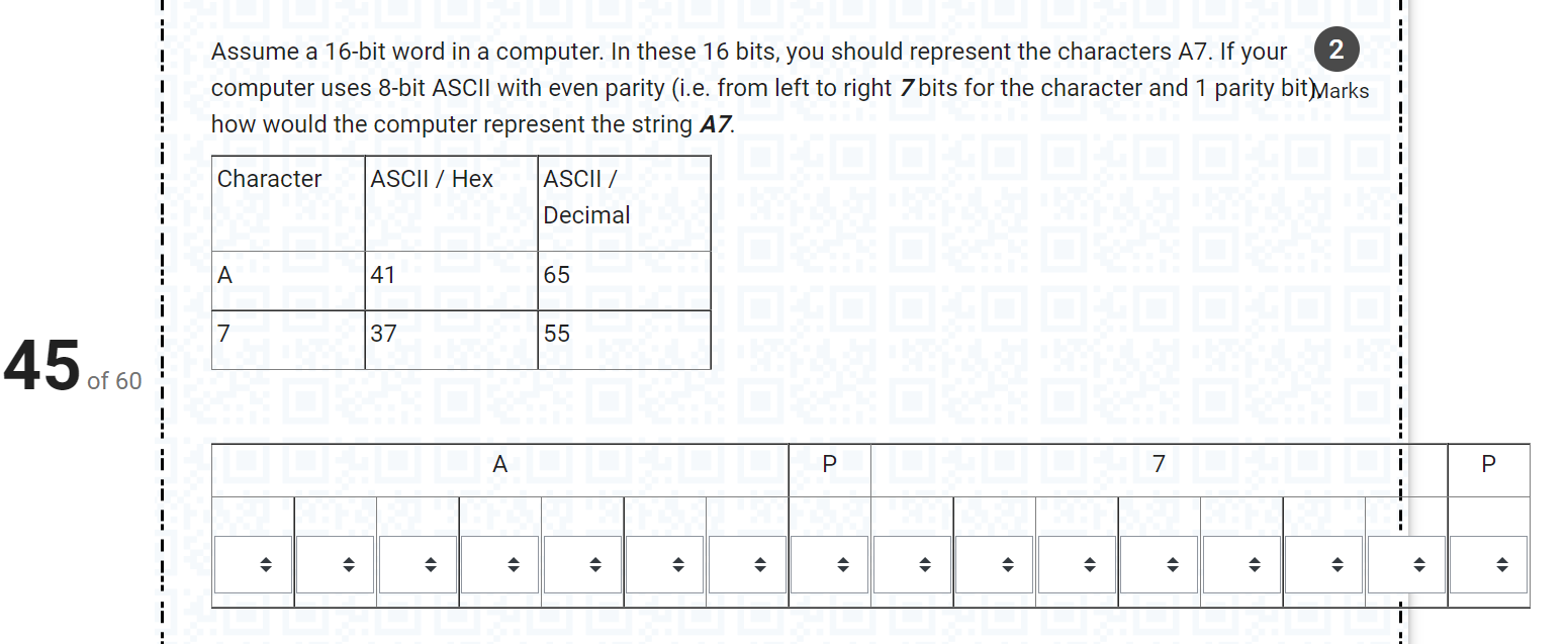 Solved Assume a 16-bit word in a computer. In these 16 bits, | Chegg.com