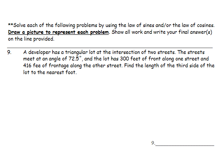 Solved ∗∗ Solve each of the following problems by using the | Chegg.com