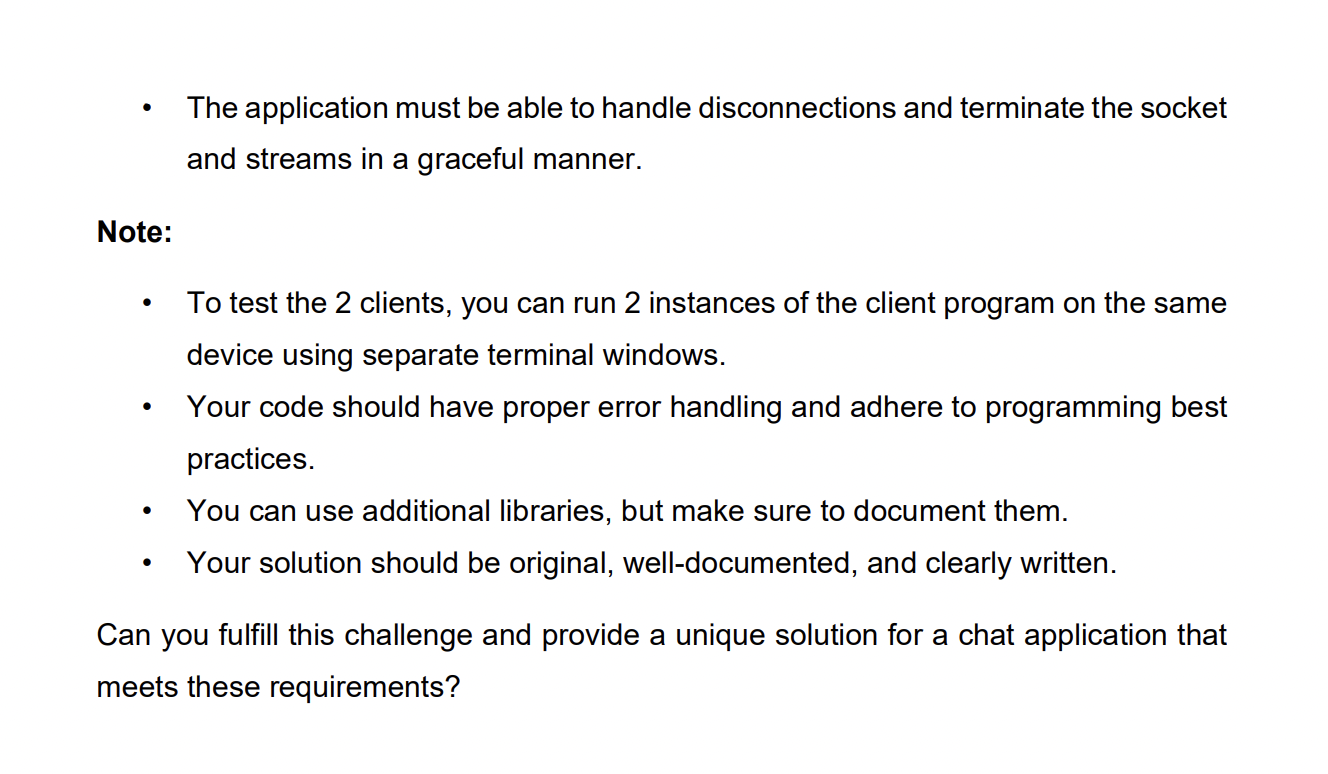 Solved You have been challenged to create a custom chat | Chegg.com