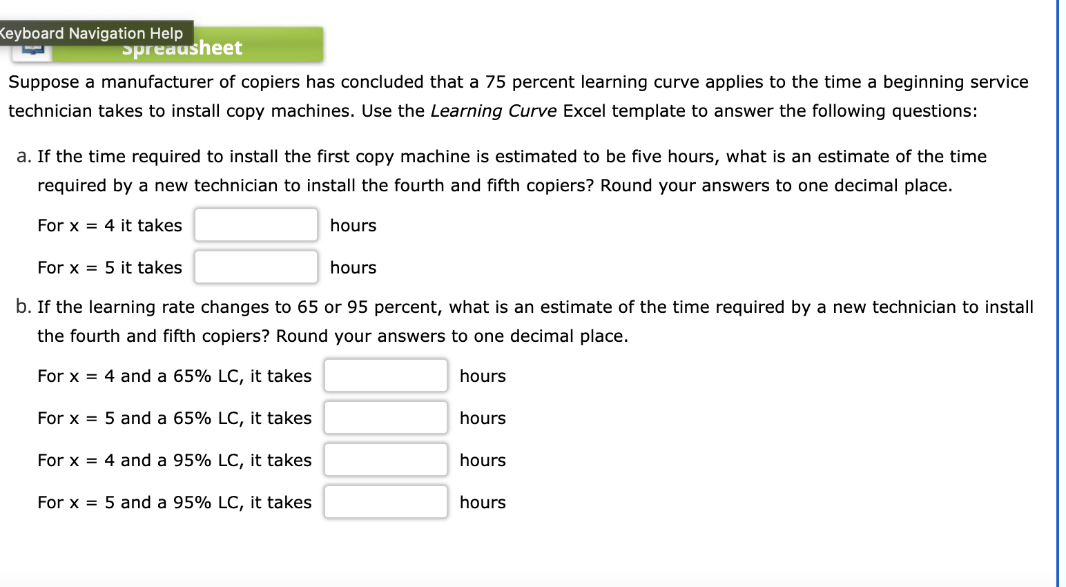 Solved eyboard Navigation Help Suppose a manufacturer of | Chegg.com