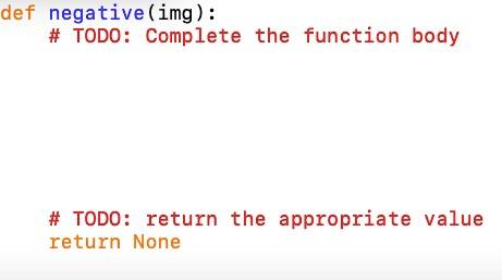 Function Name: complement Parameter: img - The 2D | Chegg.com