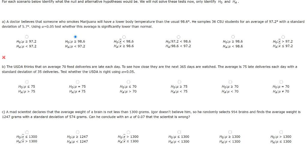 Solved What are the 7 official steps of a hypothesis test | Chegg.com