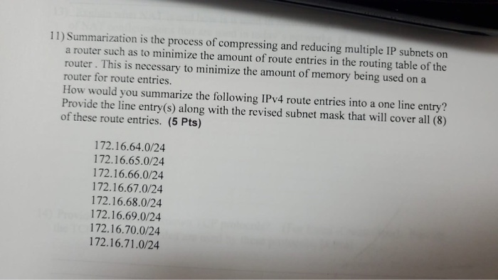 Solved 11) Summarization is the process of compressing and | Chegg.com
