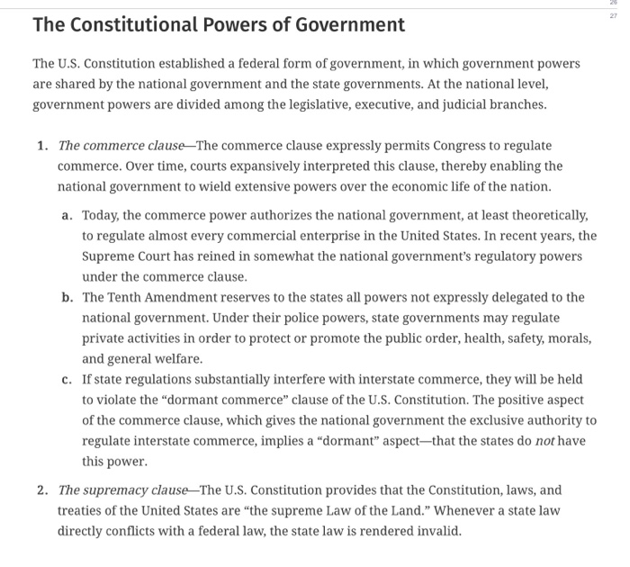 The United States Supreme Court has made it clear | Chegg.com