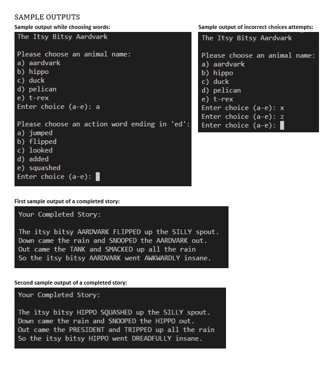 Solved Two files are provided: the_story_file.txt – Text | Chegg.com