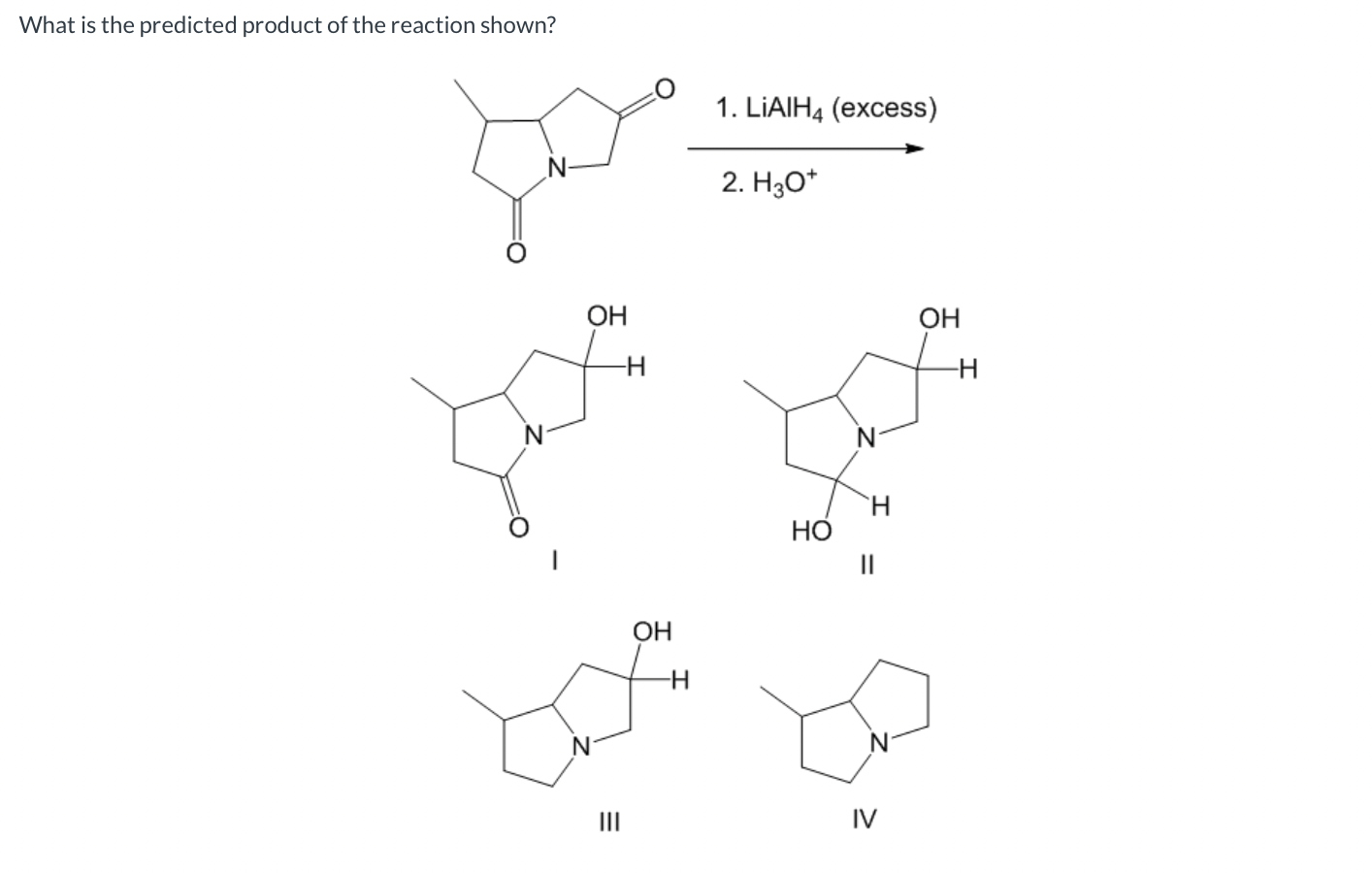 Solved What is the predicted product of the reaction shown? | Chegg.com