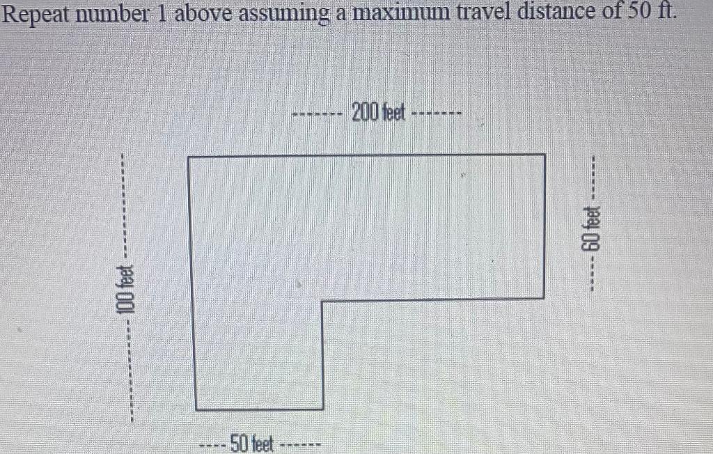 Solved Place extinguishers with a maximum travel distance of | Chegg.com