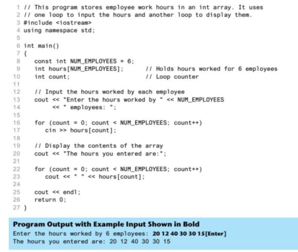 Solved Programming Challenge to Complete: Modify program 8-2 | Chegg.com