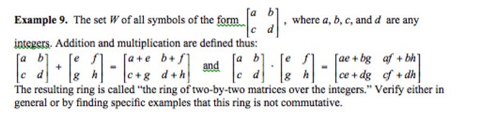 Solved a b Example 9. The set Wof all symbols of the form | Chegg.com