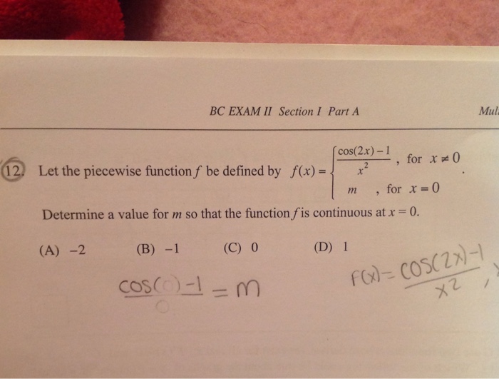 Solved Let the piecewise function f be defined by f(x) | Chegg.com