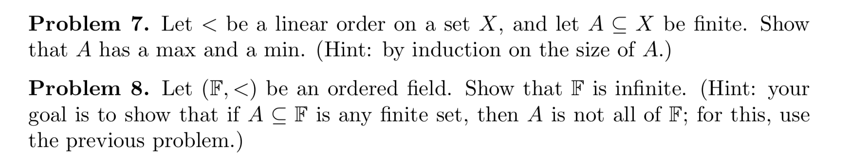 Solved Problem 7. Let