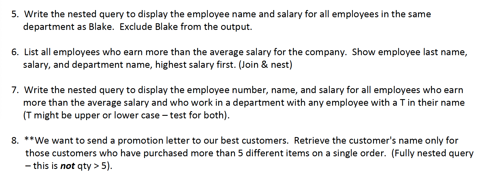 Solved Write the SQL scripts (queries) to answer the | Chegg.com