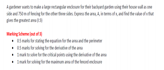 Solved A gardener wants to make a large rectangular | Chegg.com