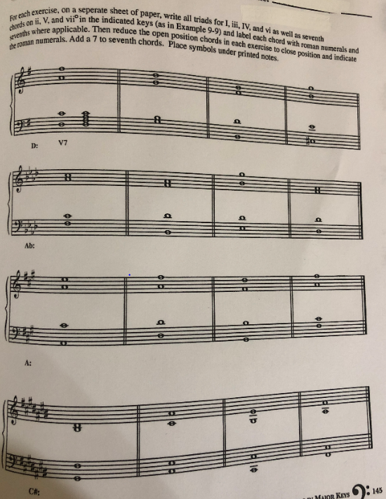 for each exercise, on a seperate sheet of paper, | Chegg.com