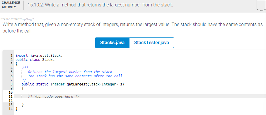 Solved CHALLENGE ACTIVITY 15.10.2: Write a method that | Chegg.com