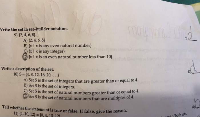 Solved rite the set in set-builder notation. 9) 12, 4, 6,8 | Chegg.com