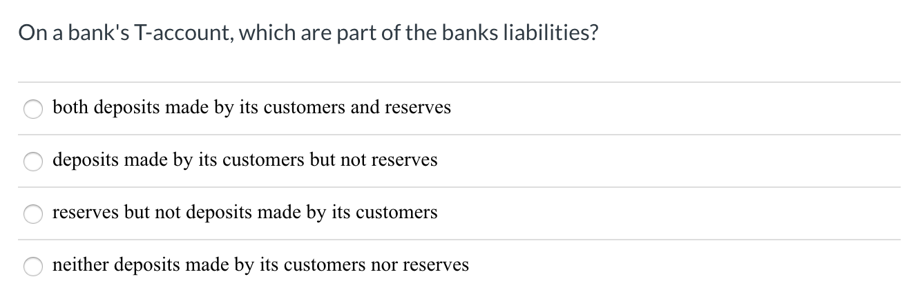 Solved A decrease in the discount rate bank reserves and the | Chegg.com