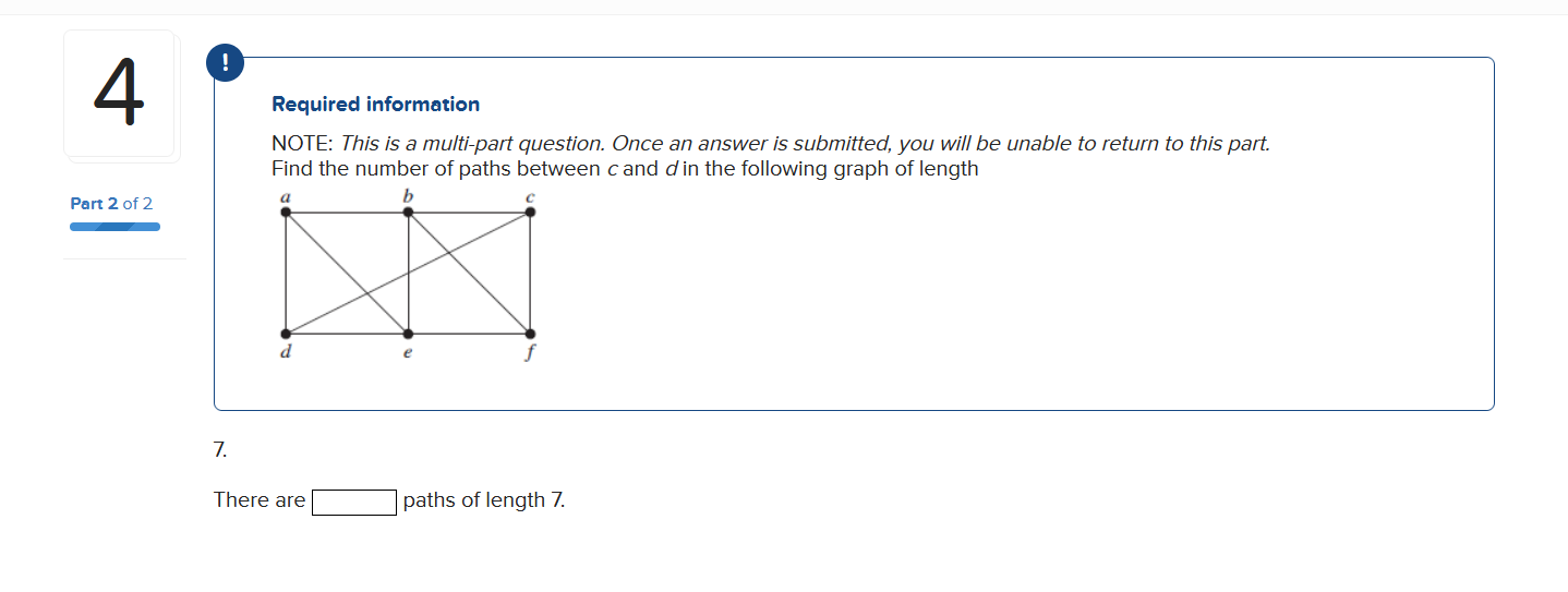 Solved NOTE: This is a multi-part question. Once an answer | Chegg.com