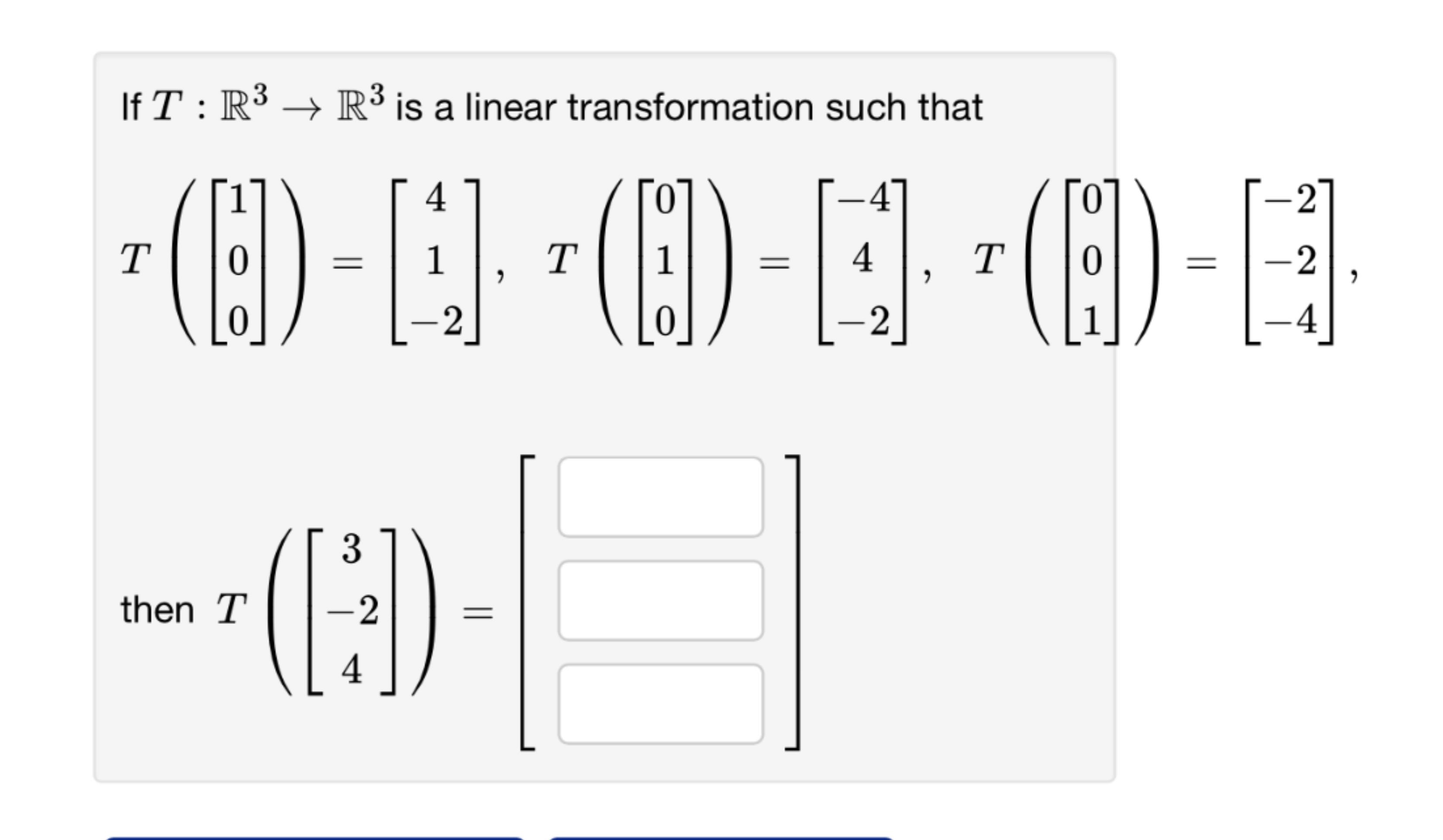 Solved If T R3→r3 is A Linear Transformation Such