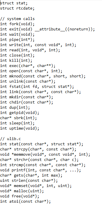 Solved System Calls and User-Level Application You will add | Chegg.com