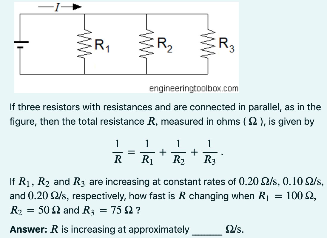 Solved R1 R2 R3 engineeringtoolbox.com If three resistors | Chegg.com